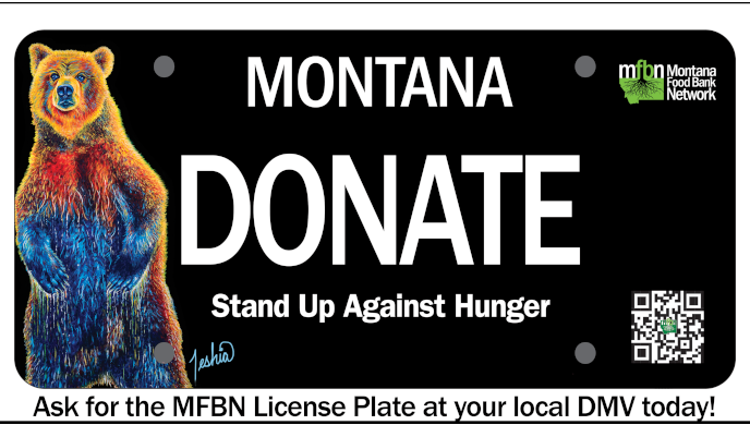 Purchase the MFBN License Plate Today to Help Us End Hunger in Montana ...
